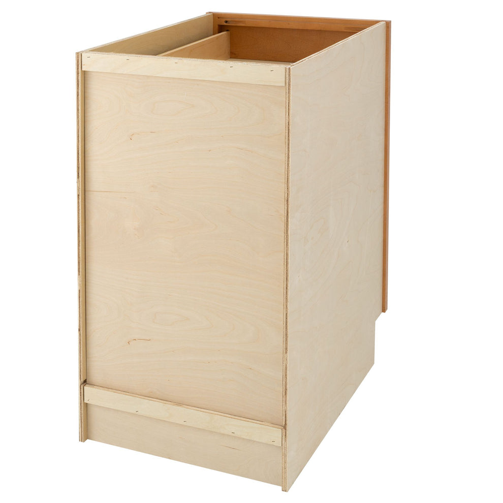 Trash Bin Kitchen Cabinet Provincial Stain Base Cabinet ...