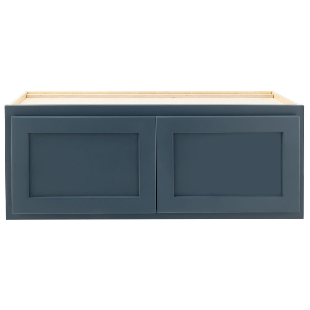 Microwave Wall Kitchen Cabinet Needlepoint Navy – quicklockcabinets.com