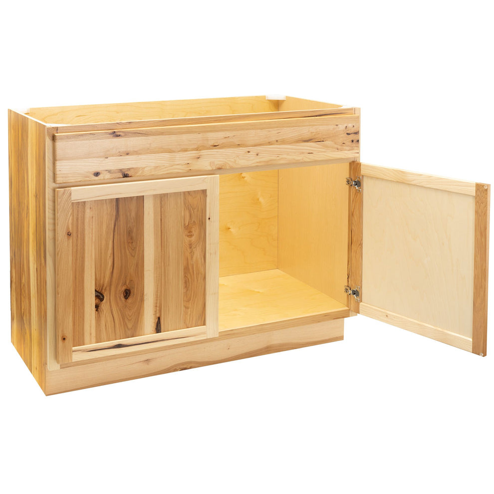 42" Bathroom Vanity | Rustic Hickory – quicklockcabinets.com