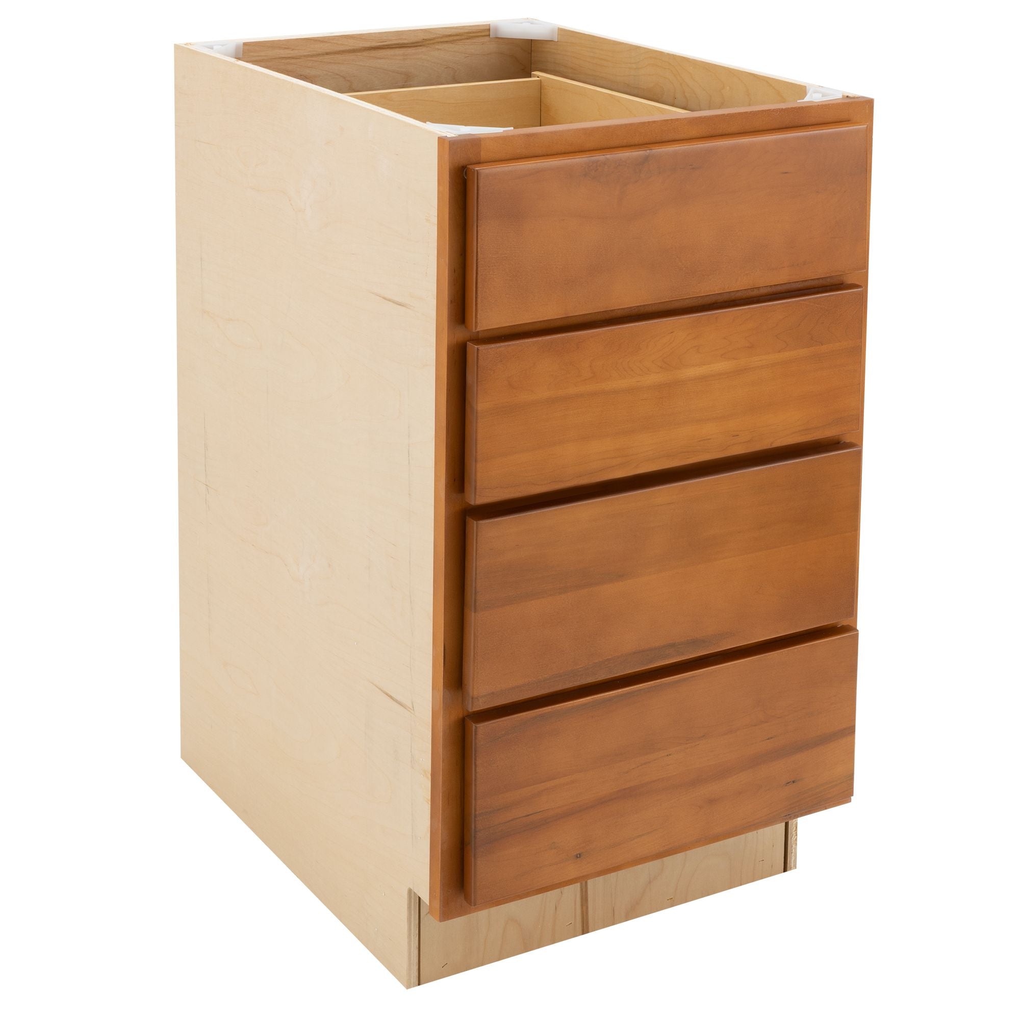 4 Drawer Kitchen Cabinet Provincial Stain Base Cabinet ...